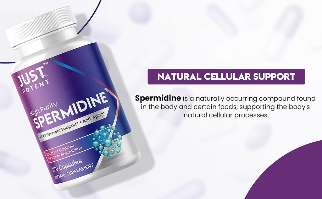 Natural spermidine for anti-aging support