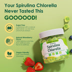natural spirulina chlorella gummies for detox