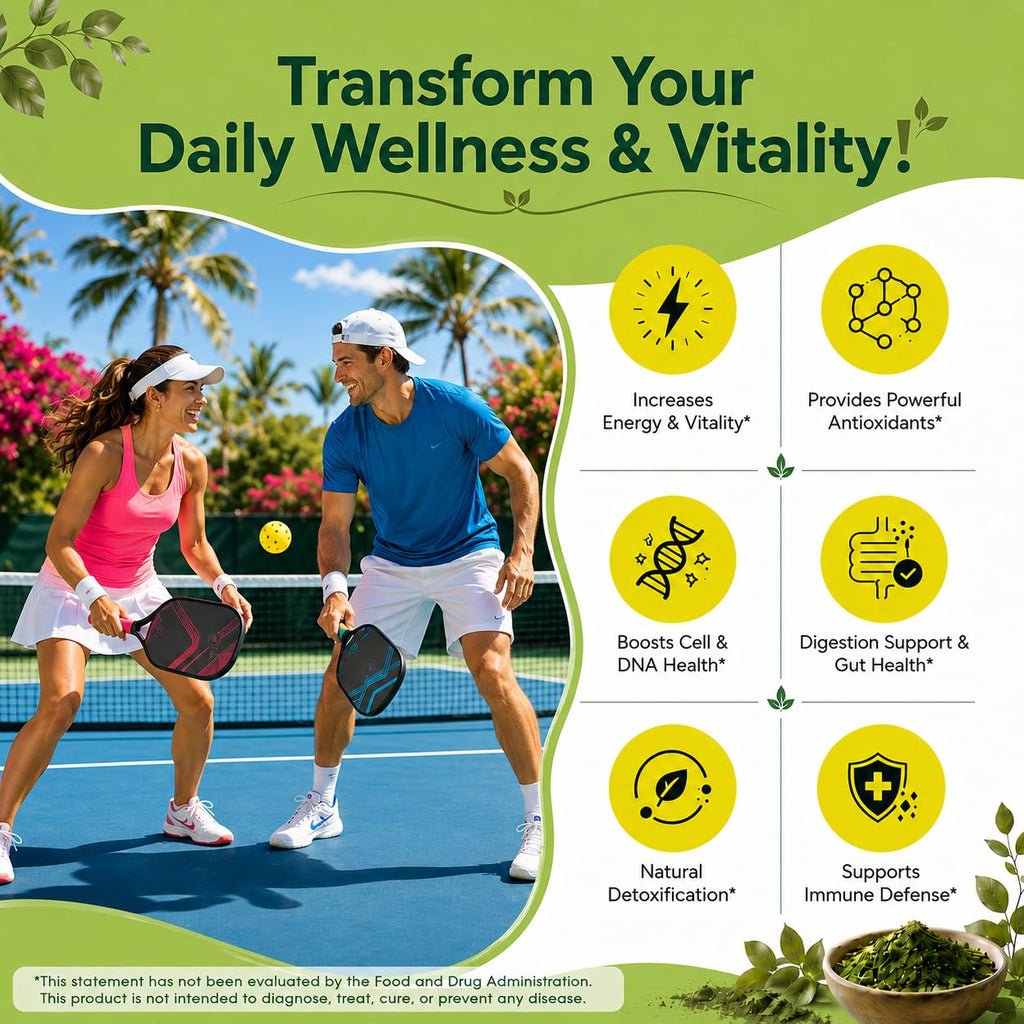 natural spirulina chlorella gummies for detox