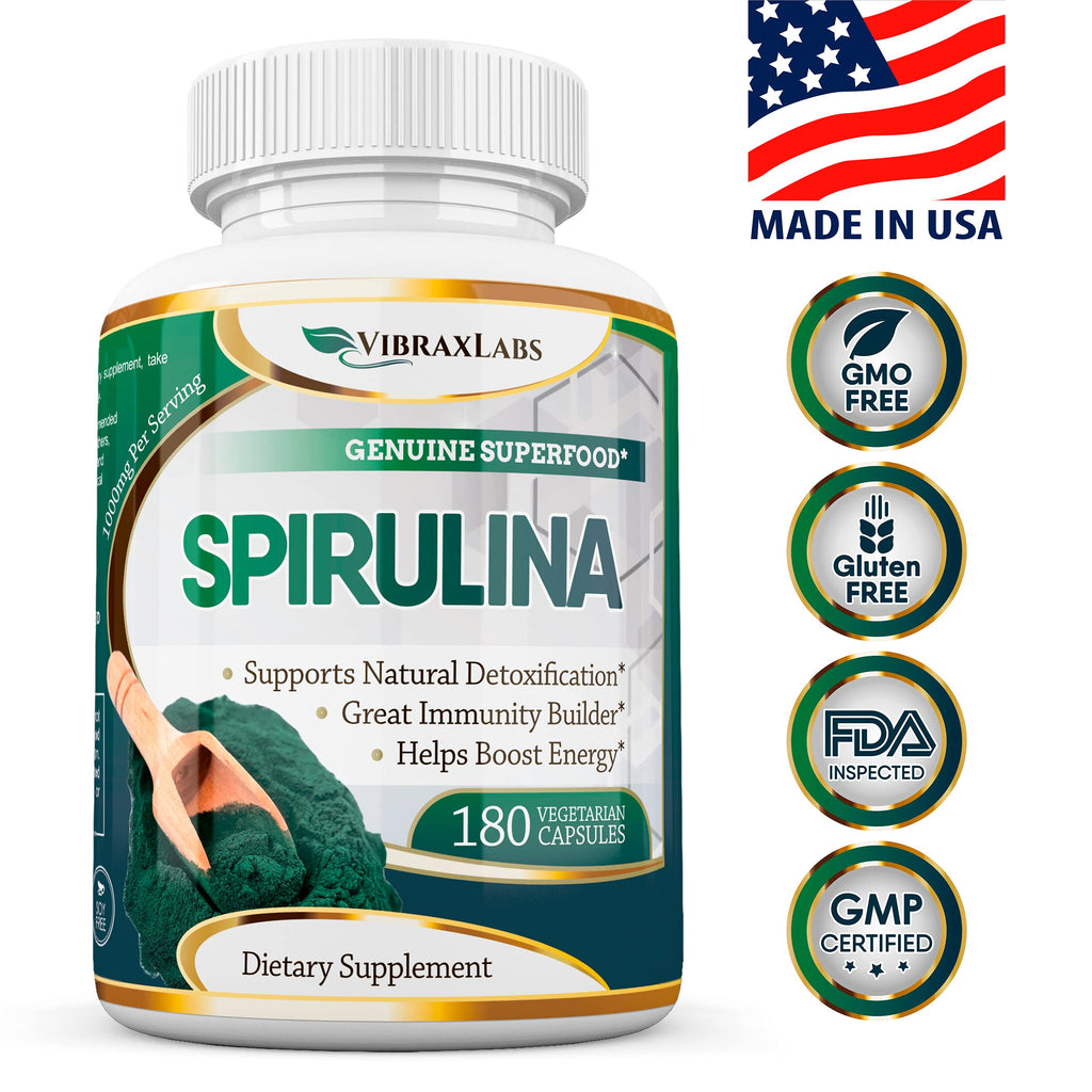 Natural spirulina for cellular support