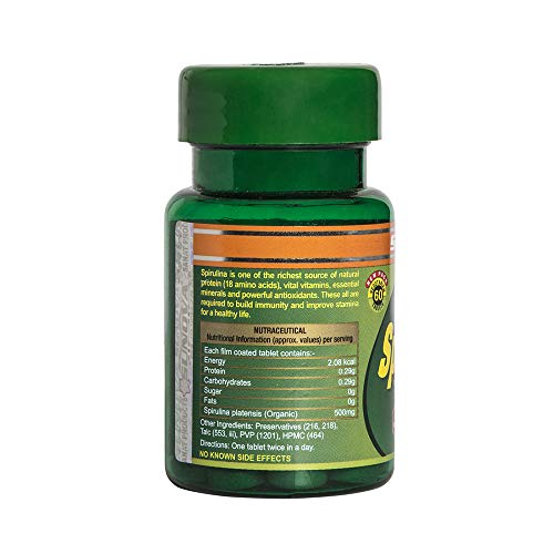 Natural spirulina for daily nutrition