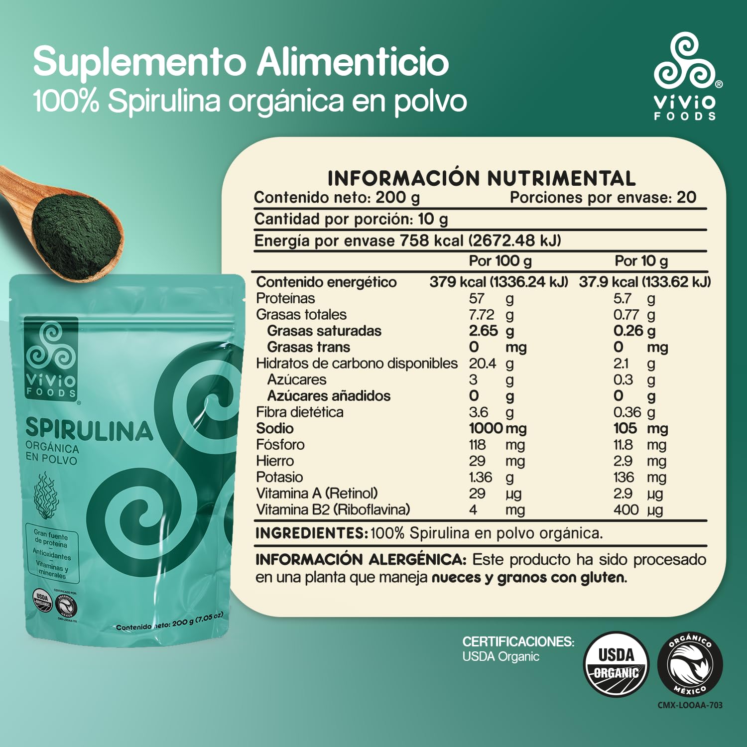 natural spirulina for detox