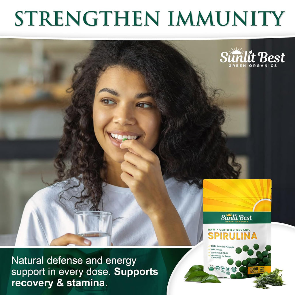 natural spirulina for detoxification