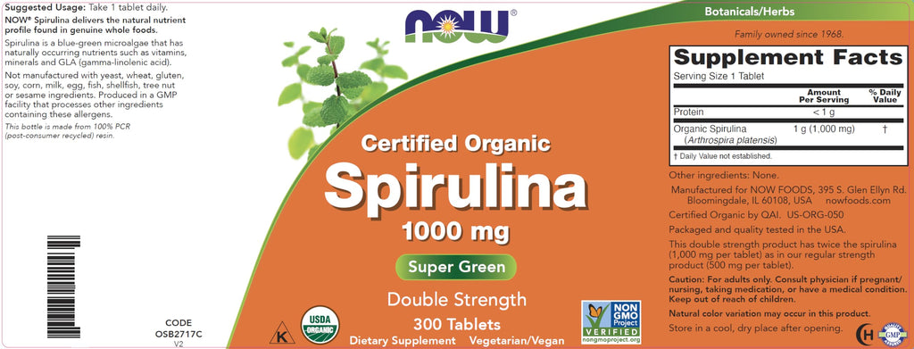 natural spirulina for detoxification