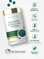 Natural spirulina for detoxification