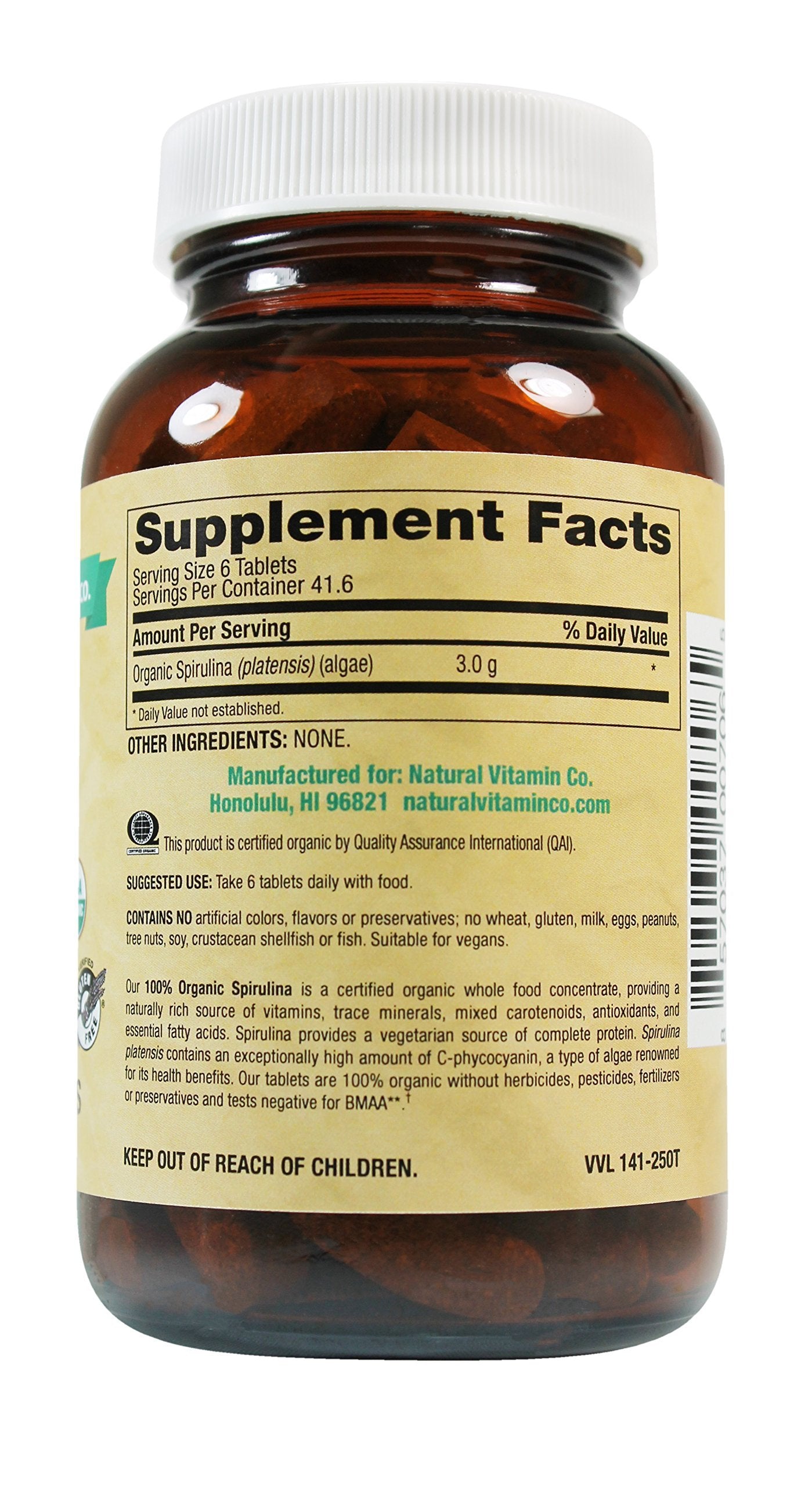 natural spirulina for detoxification