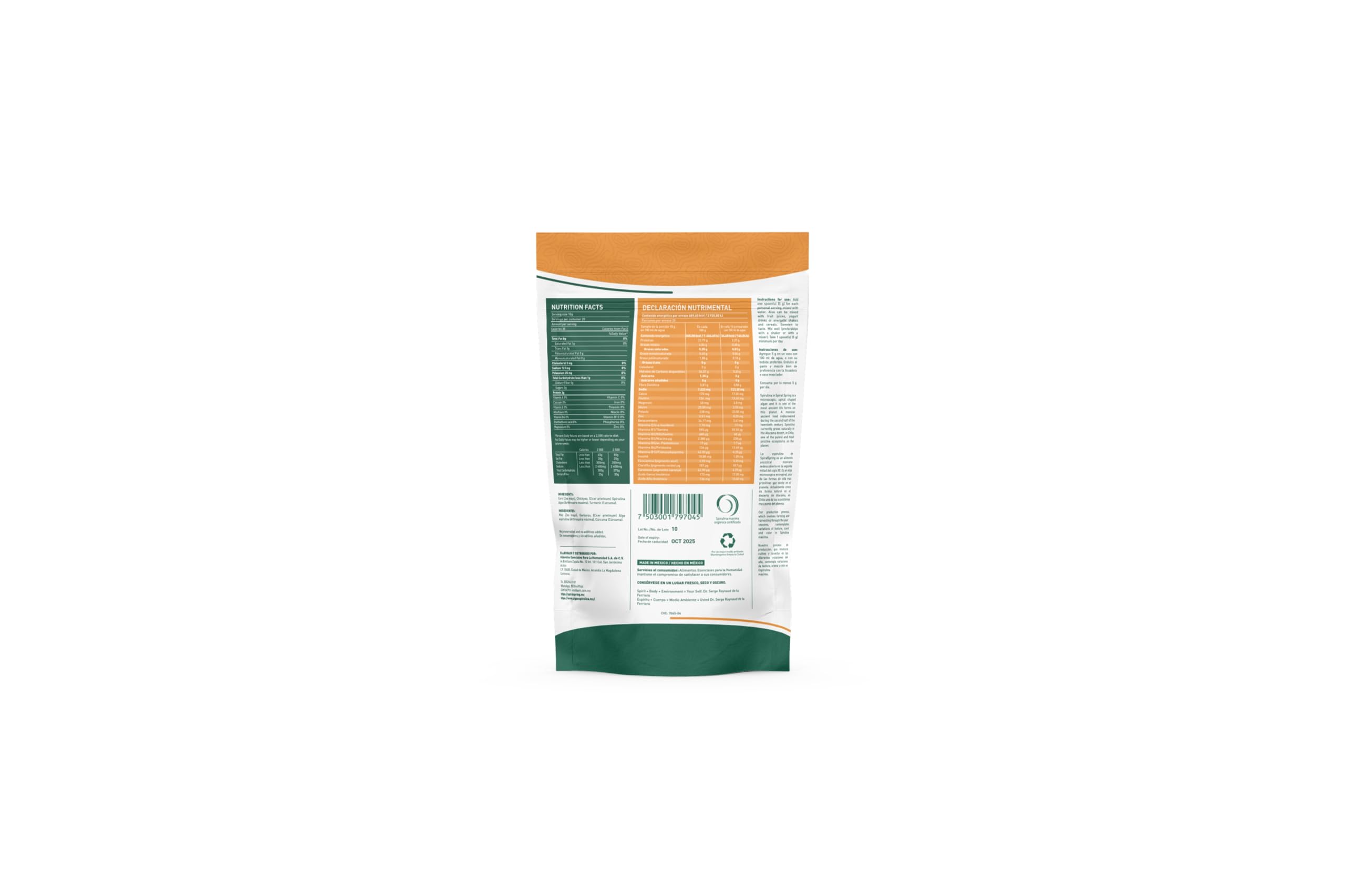 natural spirulina for digestive health