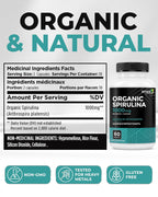 Natural spirulina for healthy lifestyle