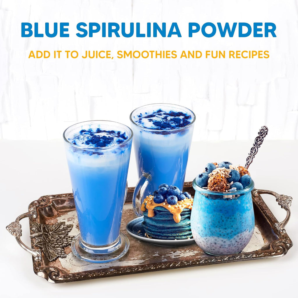 Natural spirulina for healthy recipes
