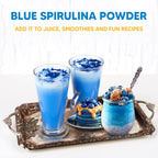 Natural spirulina for healthy recipes