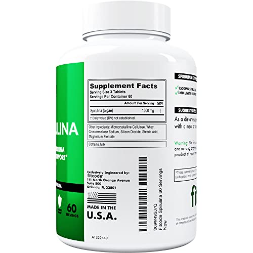 Natural spirulina for heart health