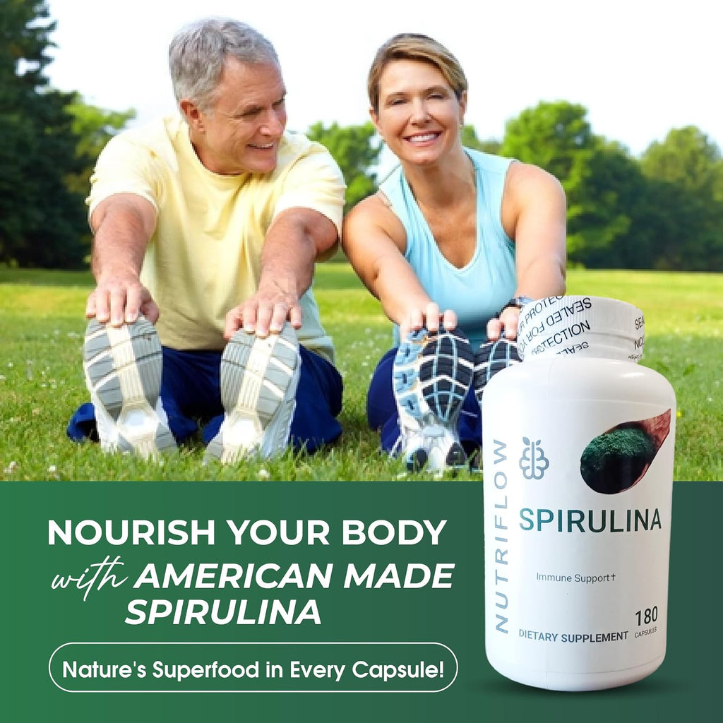 Natural spirulina for immune support