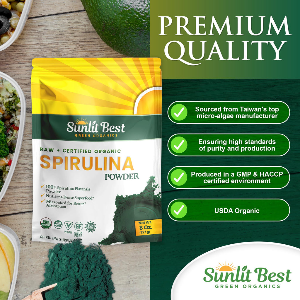natural spirulina for vegan diets