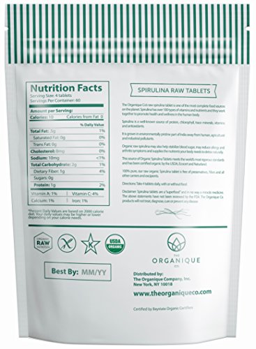 natural spirulina packed with antioxidants