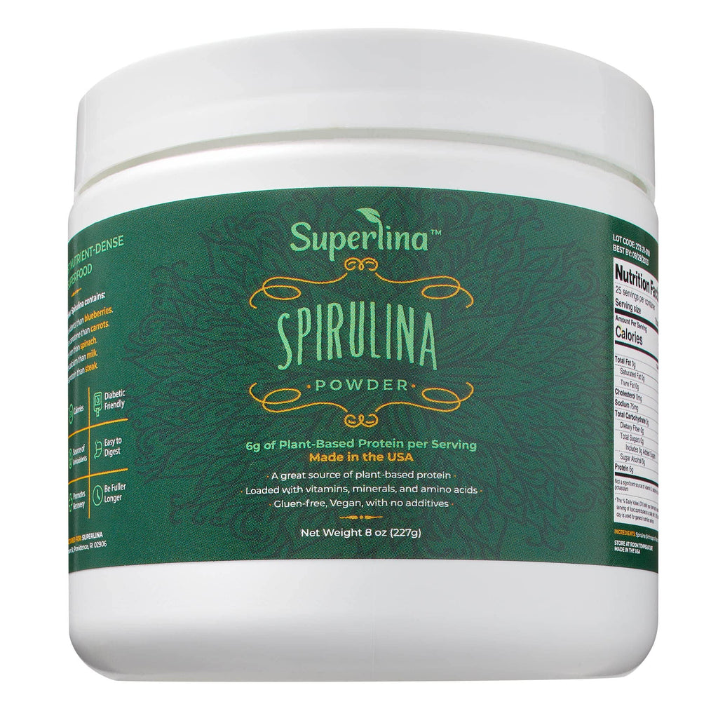 Natural spirulina powder for detox
