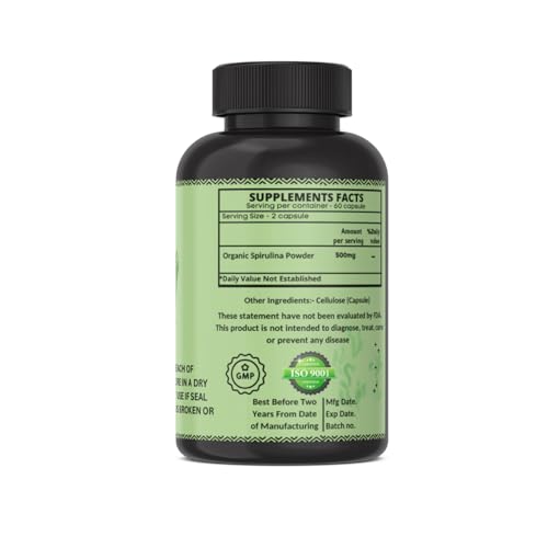 natural spirulina protein source