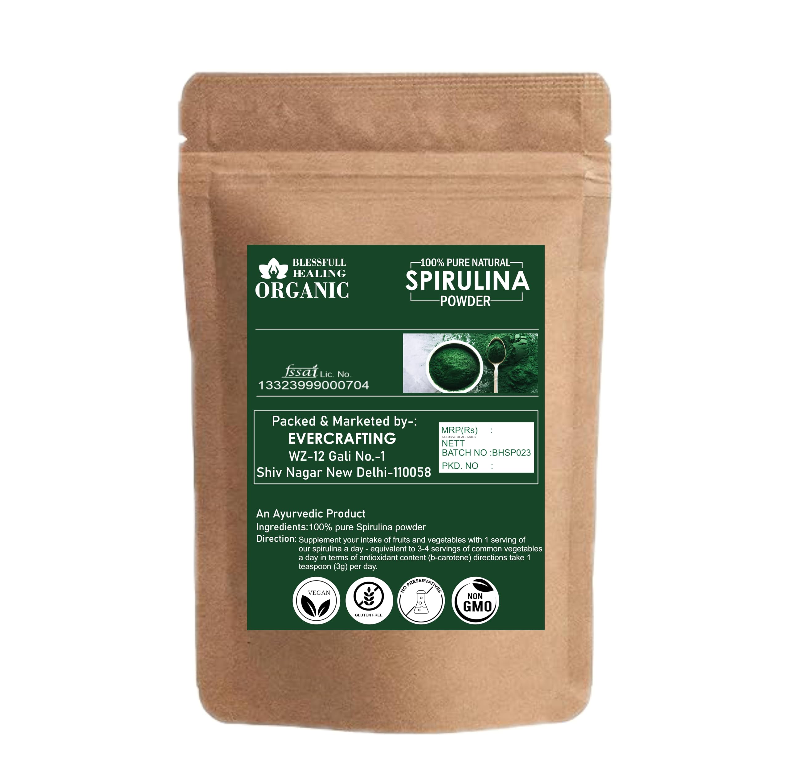 natural spirulina supplement for health
