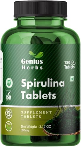 Natural spirulina supplement for health