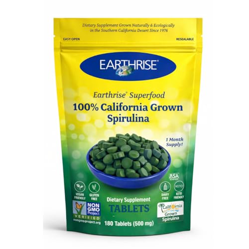 natural spirulina tablets for energy