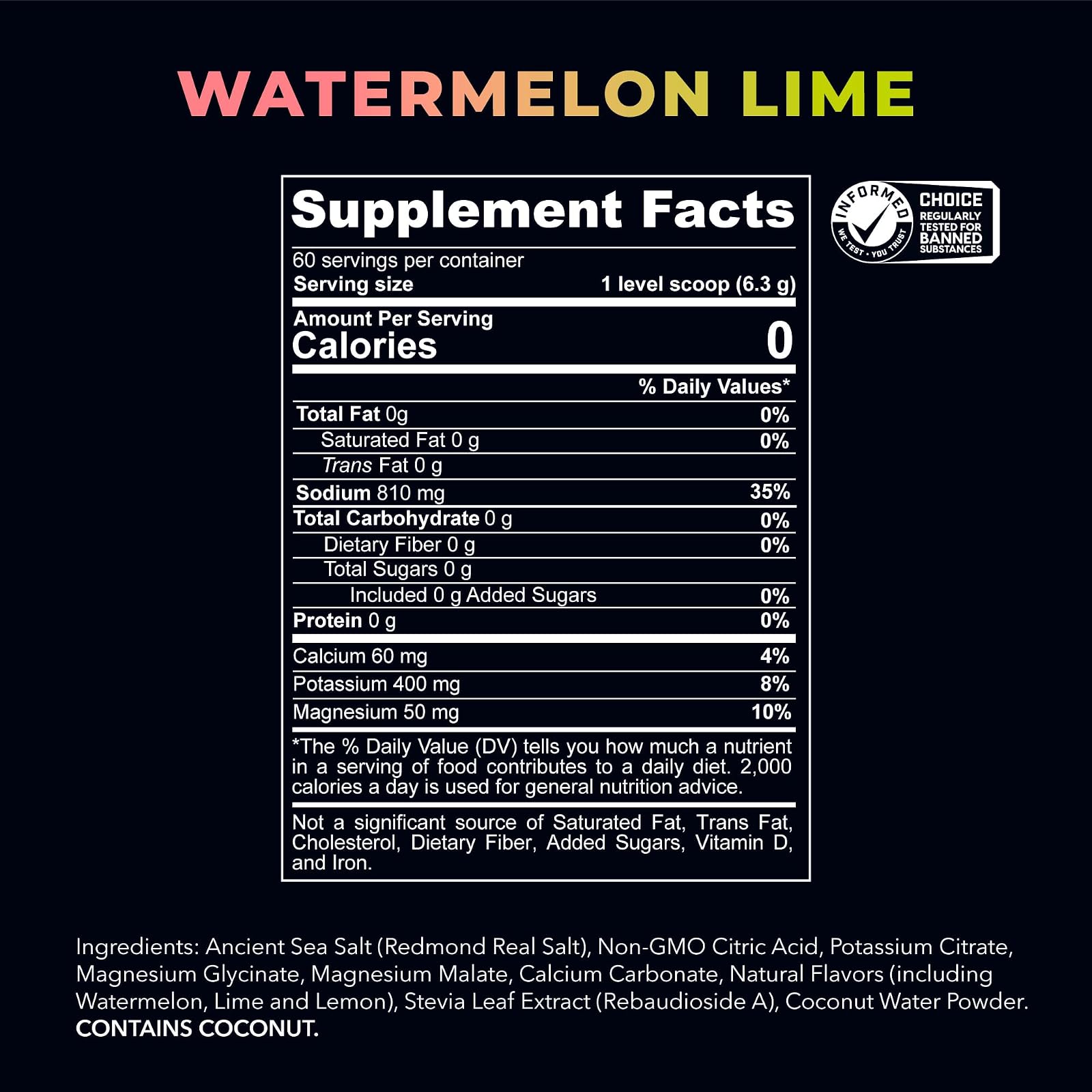 Natural sports electrolytes for active lifestyle