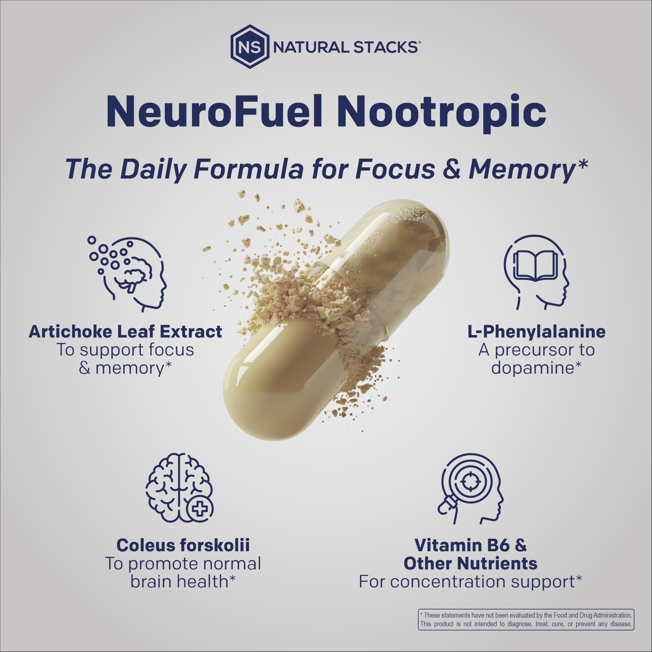 natural stacks for enhanced brain function