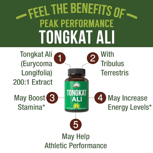 Natural stamina enhancer with Tongkat Ali