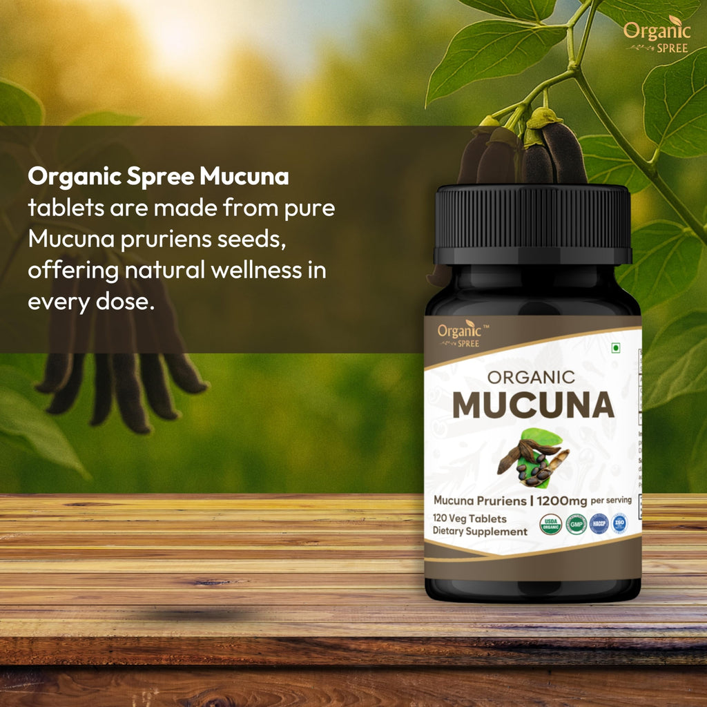 natural stamina support with mucuna pruriens