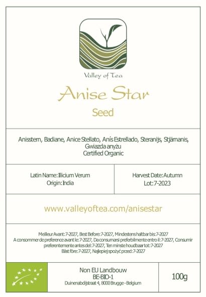 natural star anise for herbal infusions