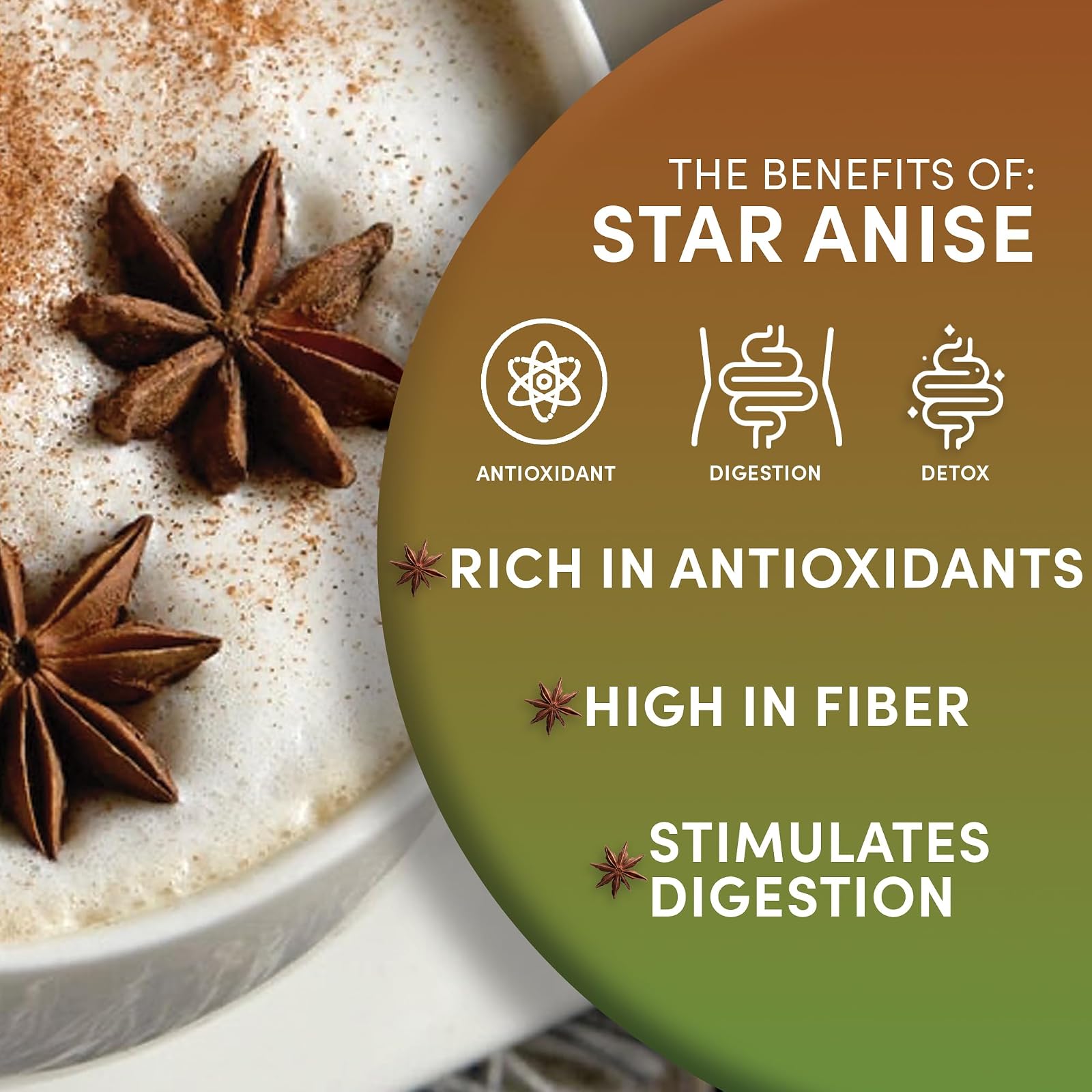 natural star anise root detox tea