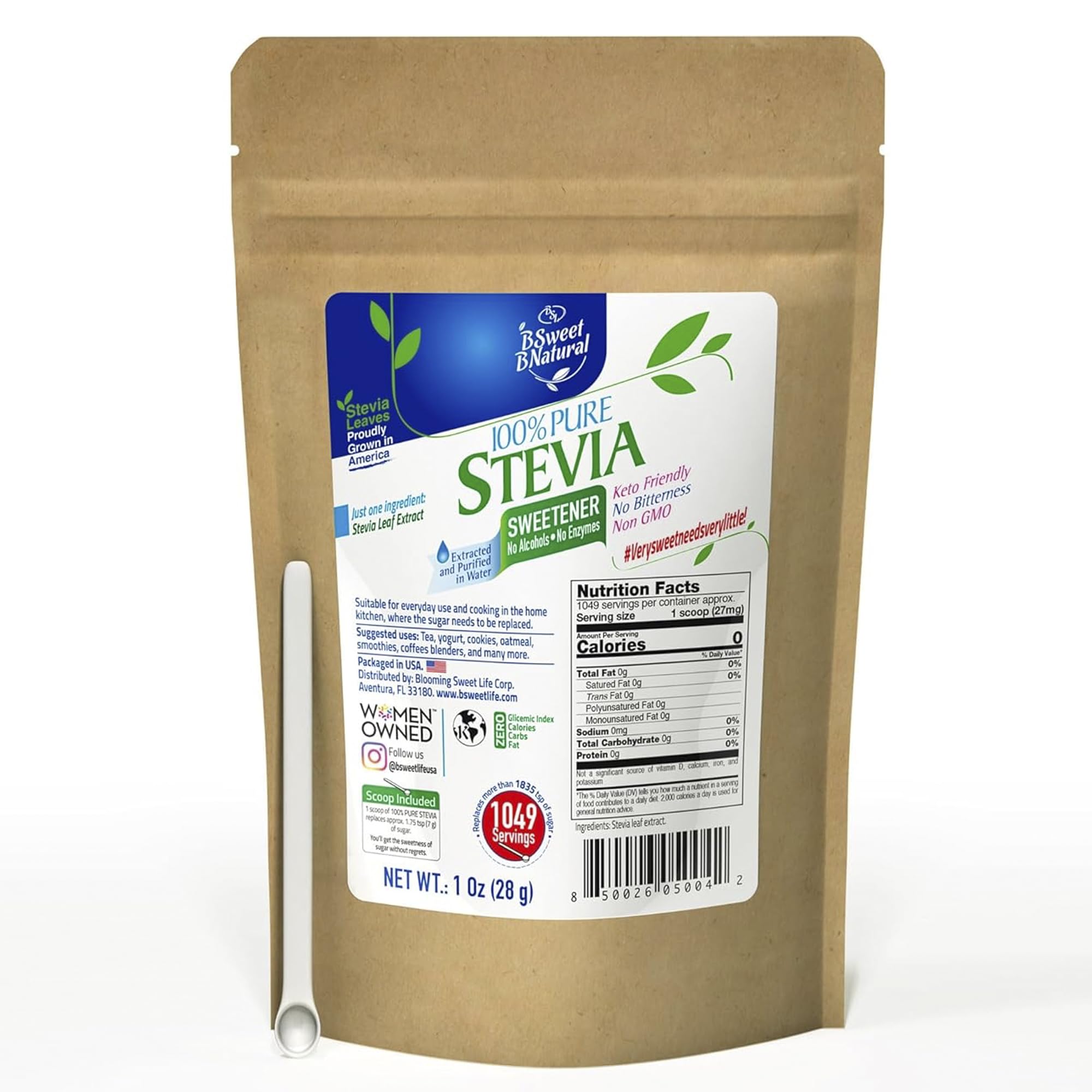 natural stevia powder for baking