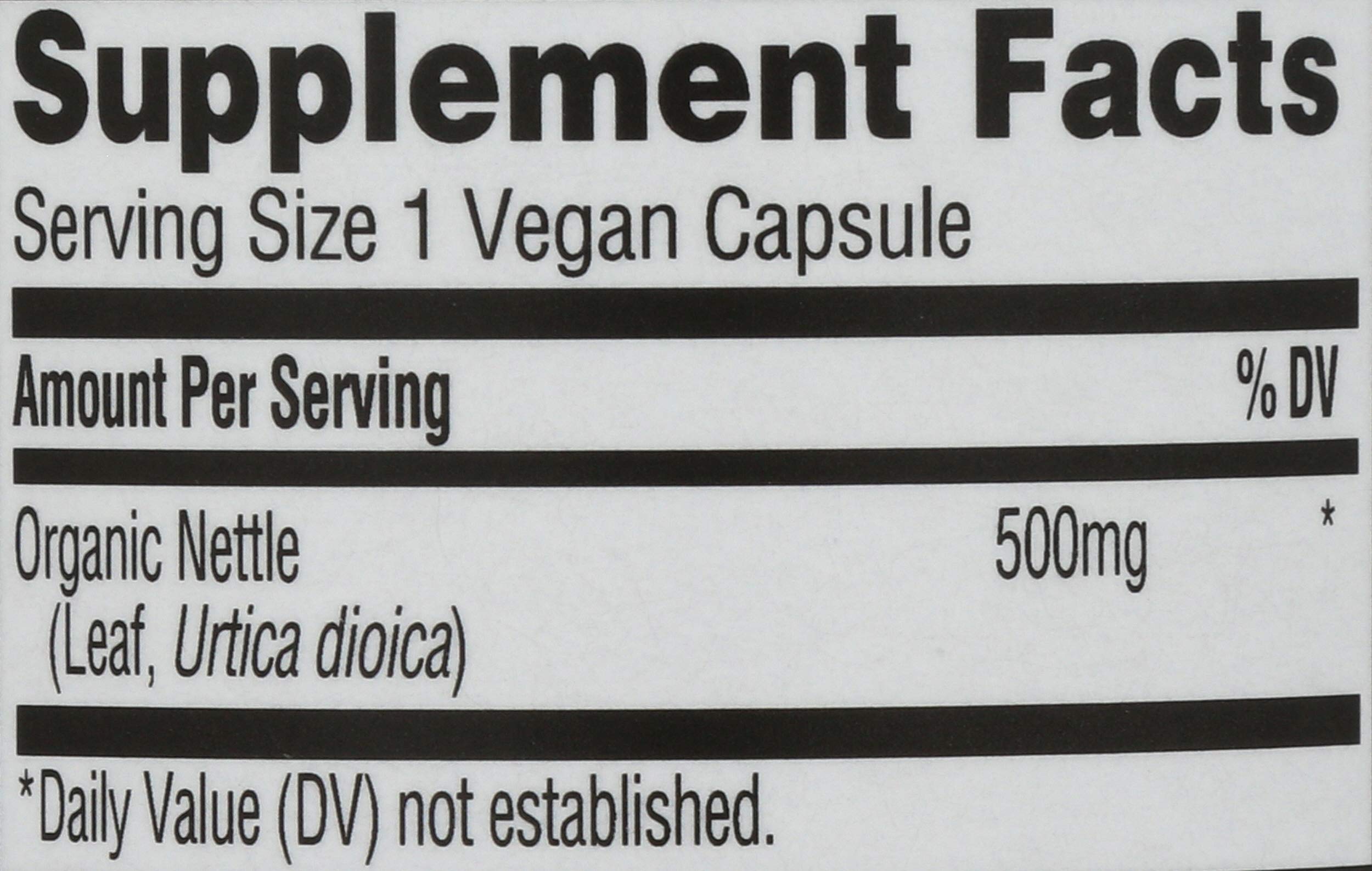 Natural stinging nettle health booster