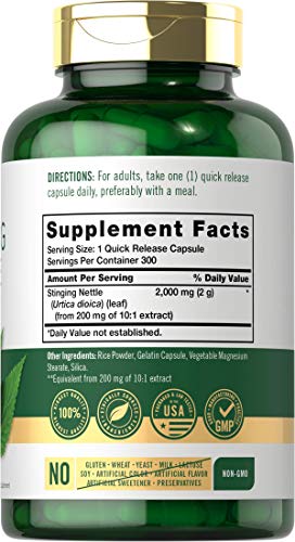 Natural stinging nettle supplement benefits