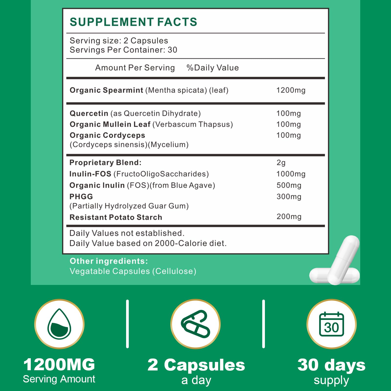 natural stomach health with Spearmint Plus