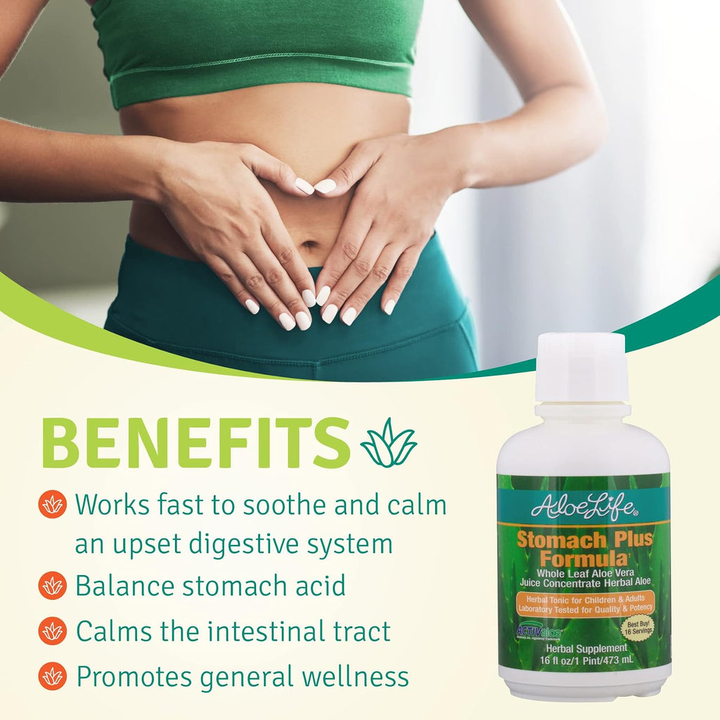 Natural stomach relief with Aloe