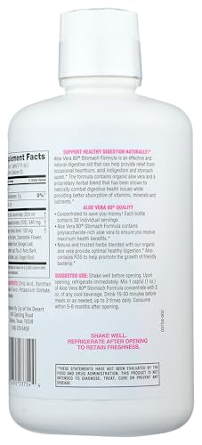 natural stomach relief with aloe