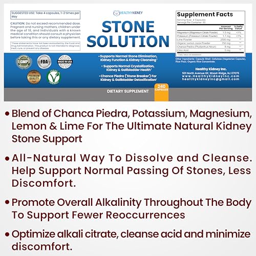 Natural stone solution for detoxification