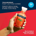 natural strawberry energy gel for athletes