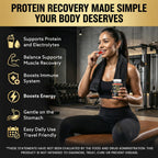 natural strawberry flavour protein gummies