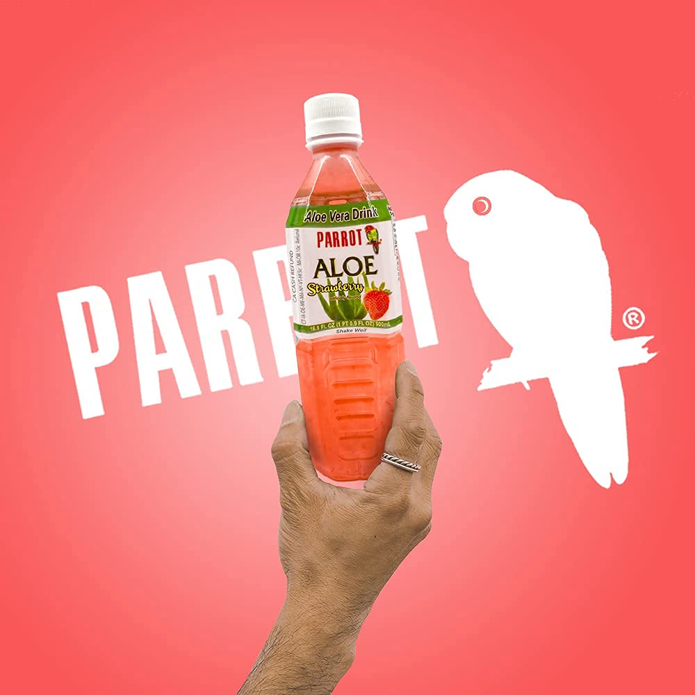 natural strawberry flavoured aloe
