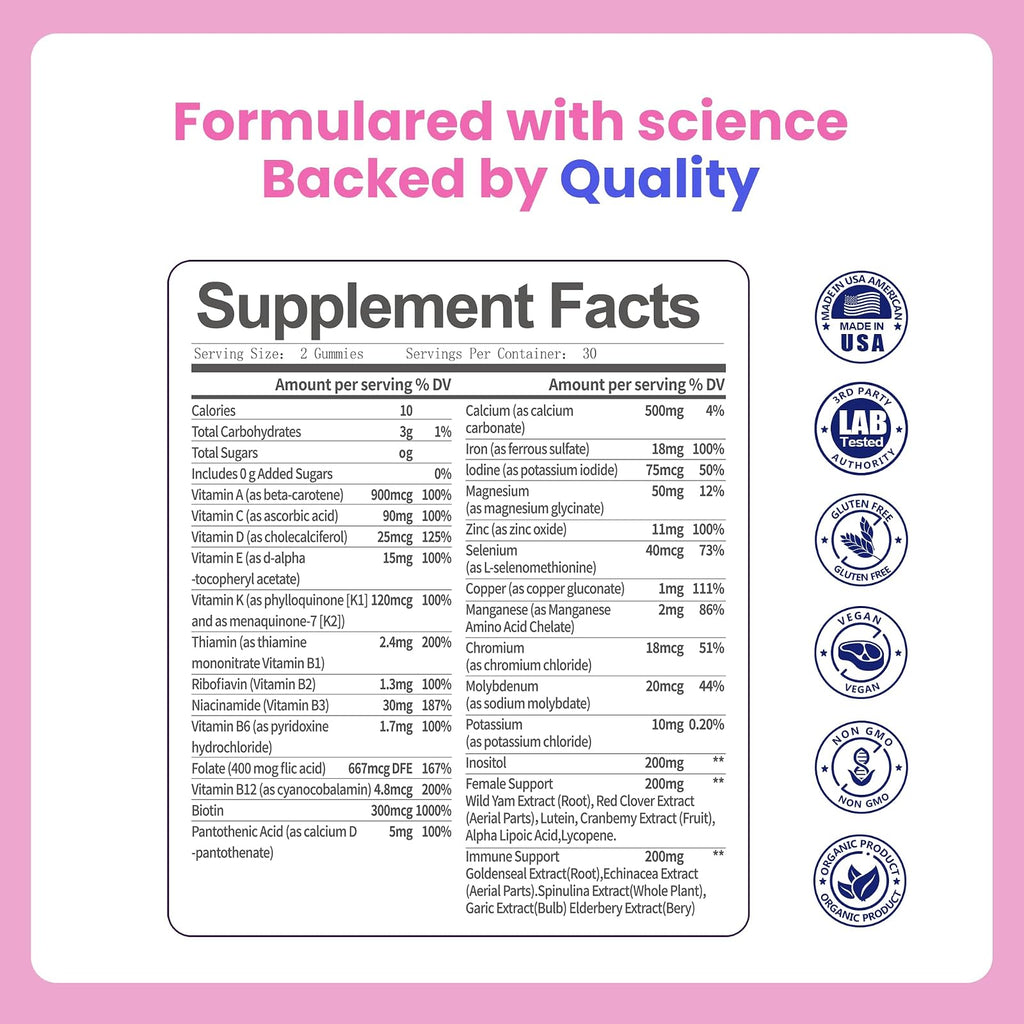 natural strawberry multivitamins for everyday health