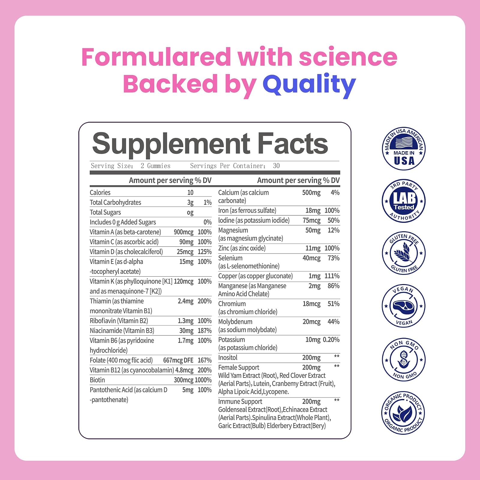 natural strawberry multivitamins for everyday health