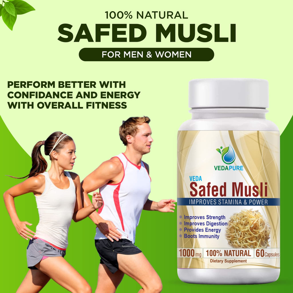 natural strength support with Safed Musli
