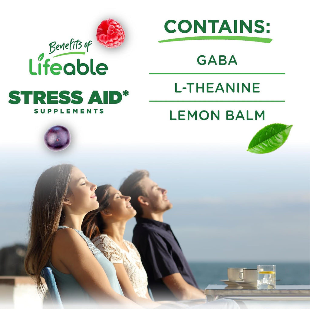 natural stress aid gummies for kids