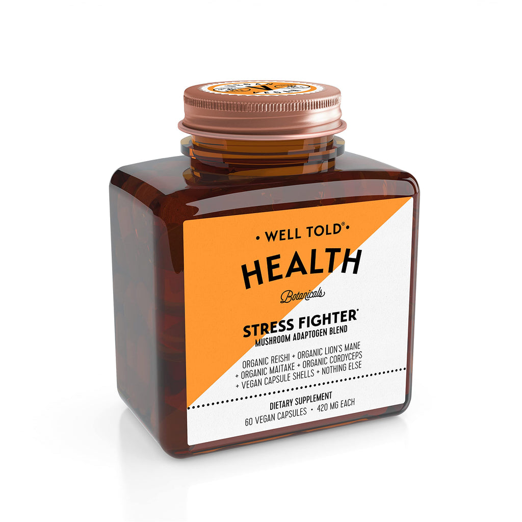 natural stress fighter with cordyceps