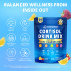 Natural stress management drink mix