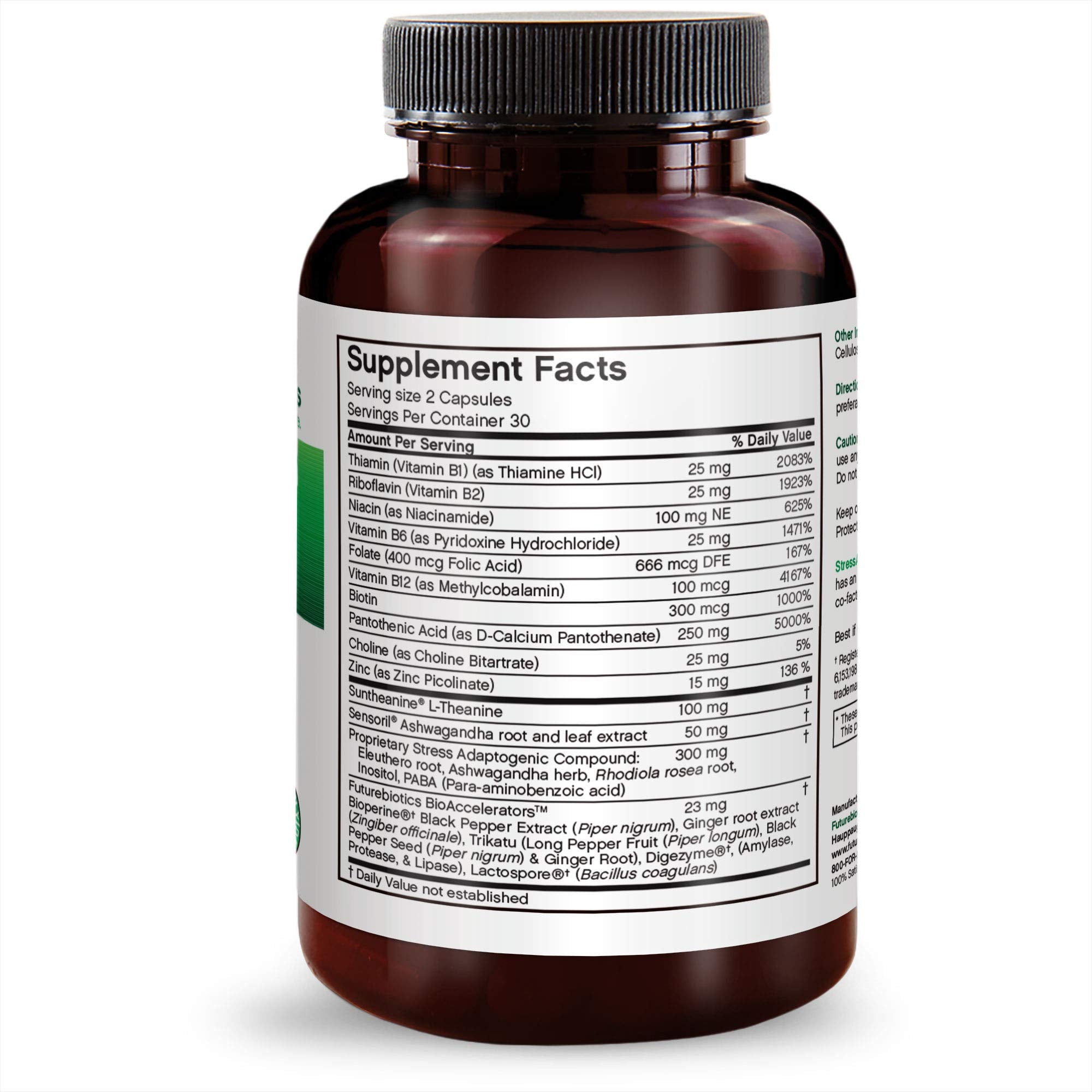 natural stress management with Futurebiotics