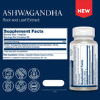 Natural stress relief ashwagandha capsules