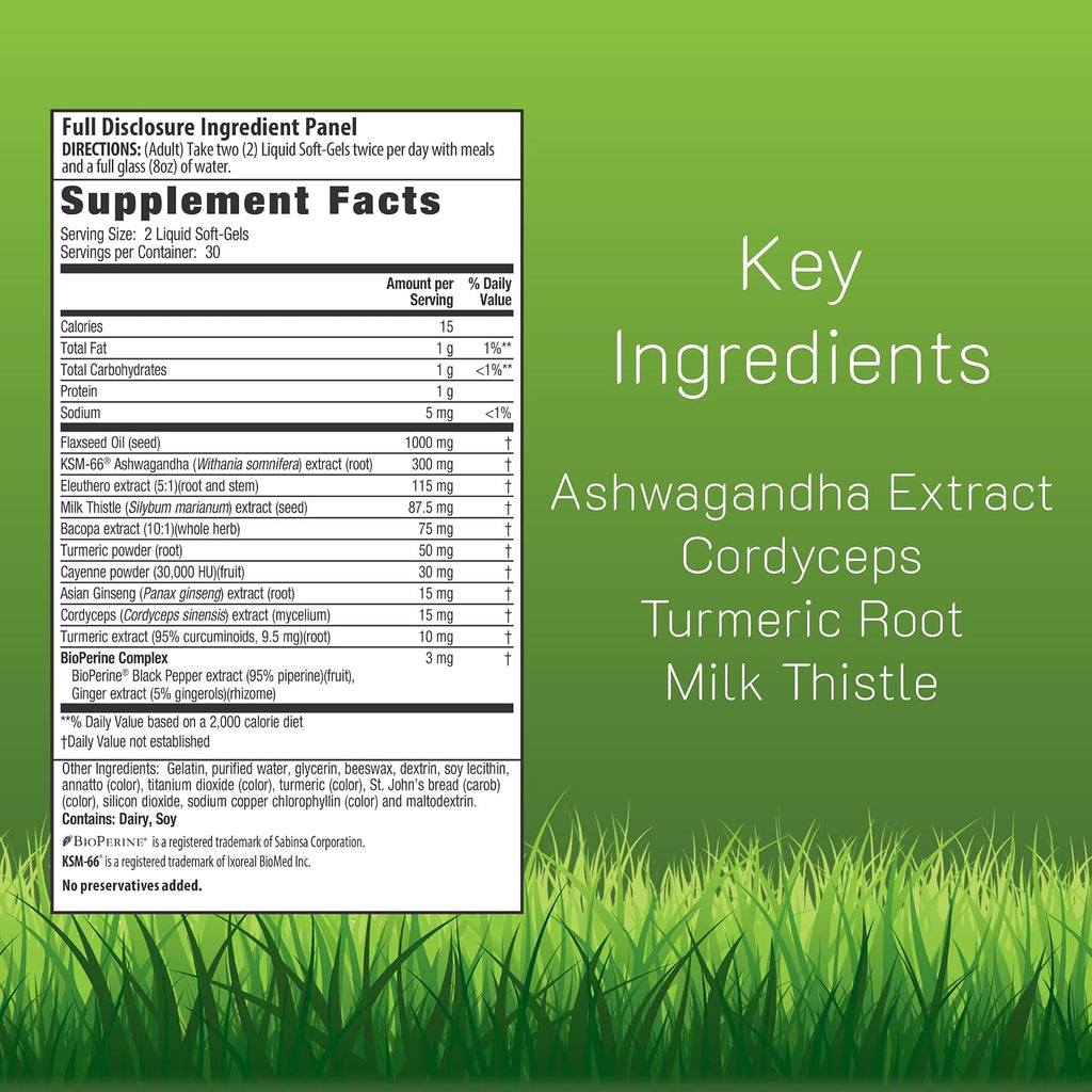 natural stress relief ashwagandha capsules