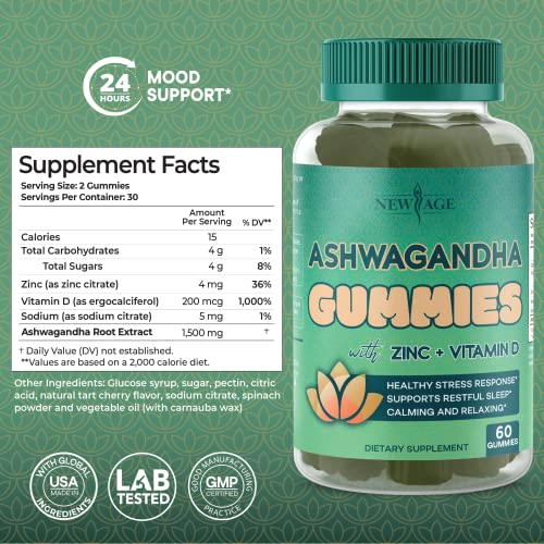 natural stress relief ashwagandha gummies
