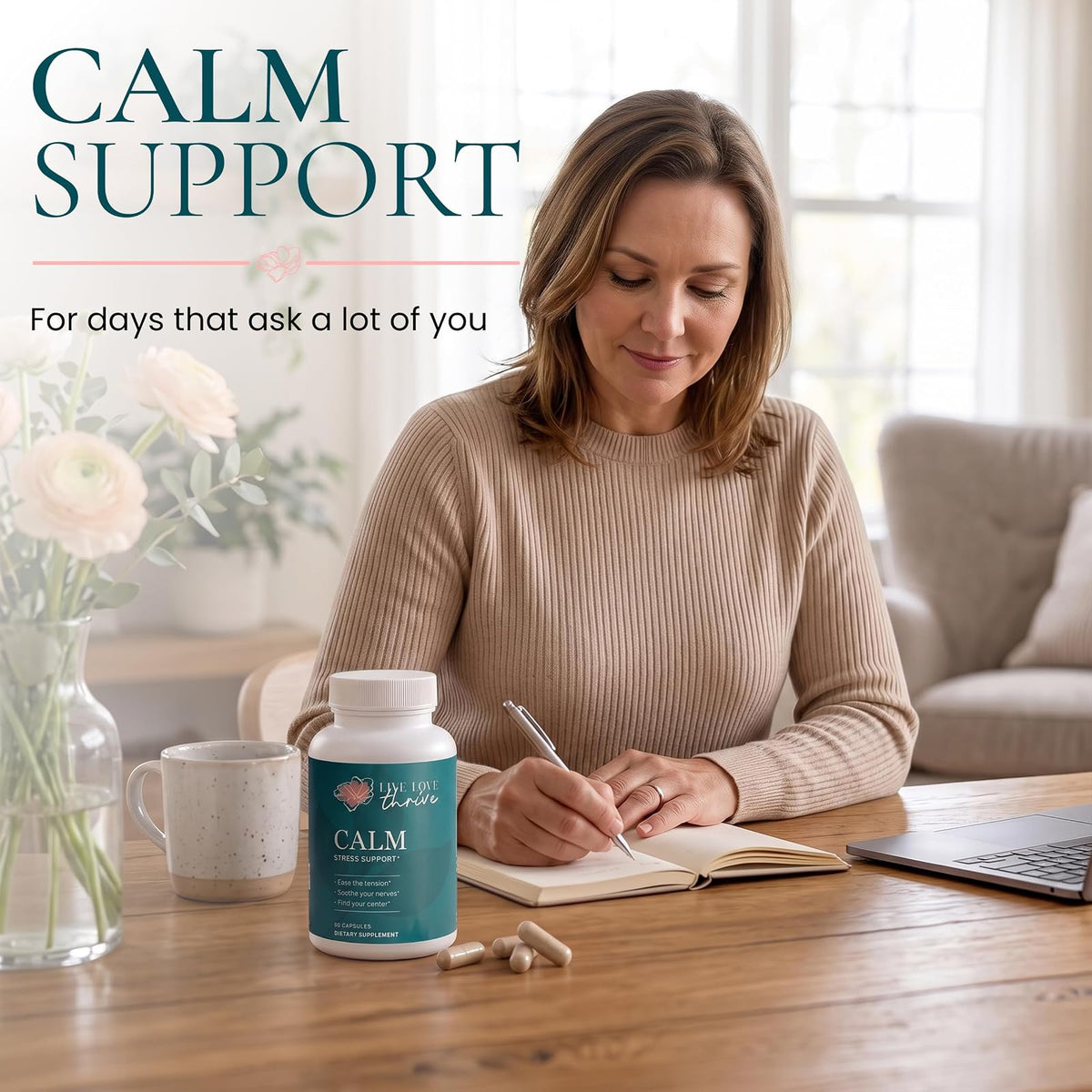 natural stress relief Ashwagandha supplement